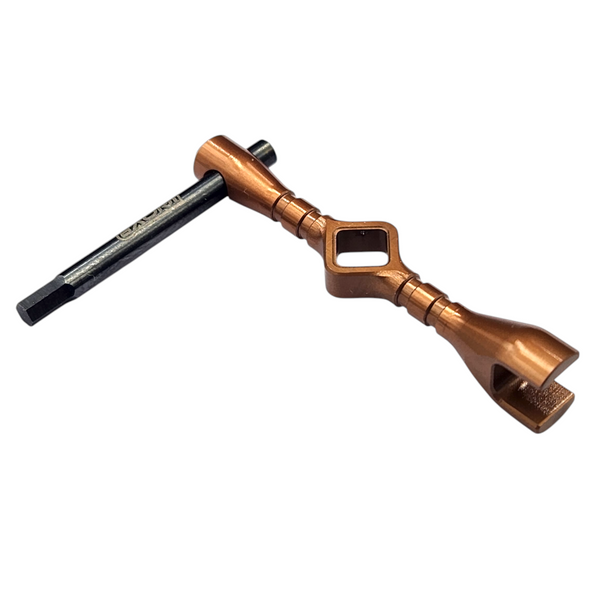INOV8 HexLite Multi-Tool 4mm Turnbuckle & 2mm Hex (Bronze) - TeamZombie